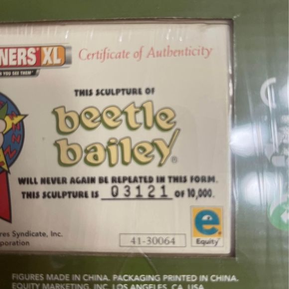 Headliners | Toys | 200 Headliners Xl Beetle Bailey Ltd Edition | Poshmark